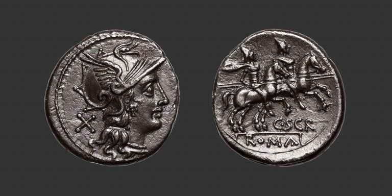 SCRIBONIA - C. SCRIBONIUS • Denier • Odysseus