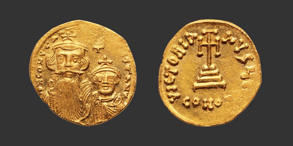 CONSTANT II & CONSTANTIN IV • Solidus • Odysseus