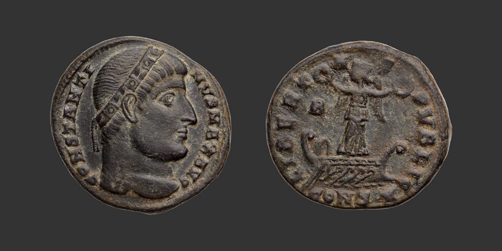 CONSTANTIN Ier • Nummus • Odysseus