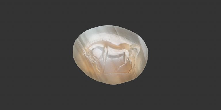 CHEVAL - AGATE RUBANÉE • Intaille Romaine • Odysseus