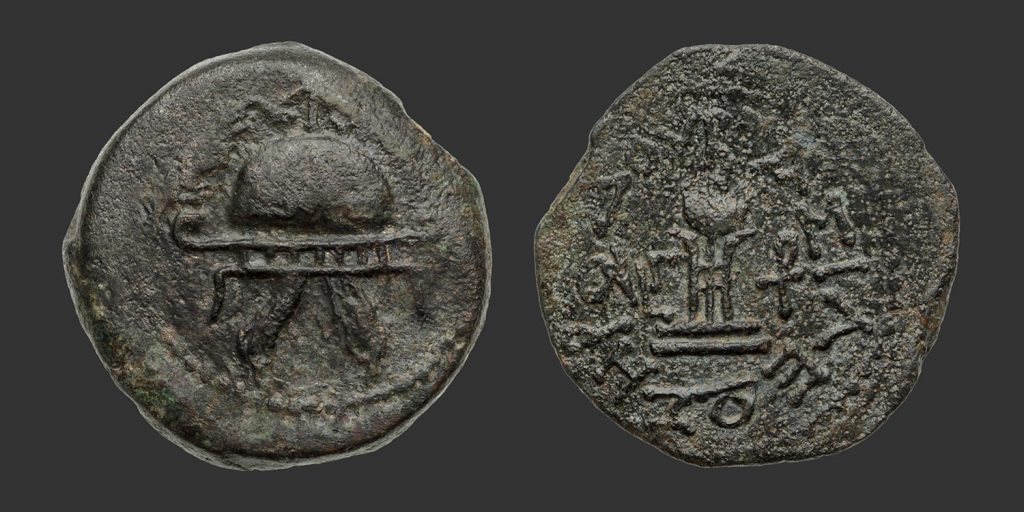 JUDÉE - HÉRODIENS - HÉRODE Ier LE GRAND • Bronze • Odysseus
